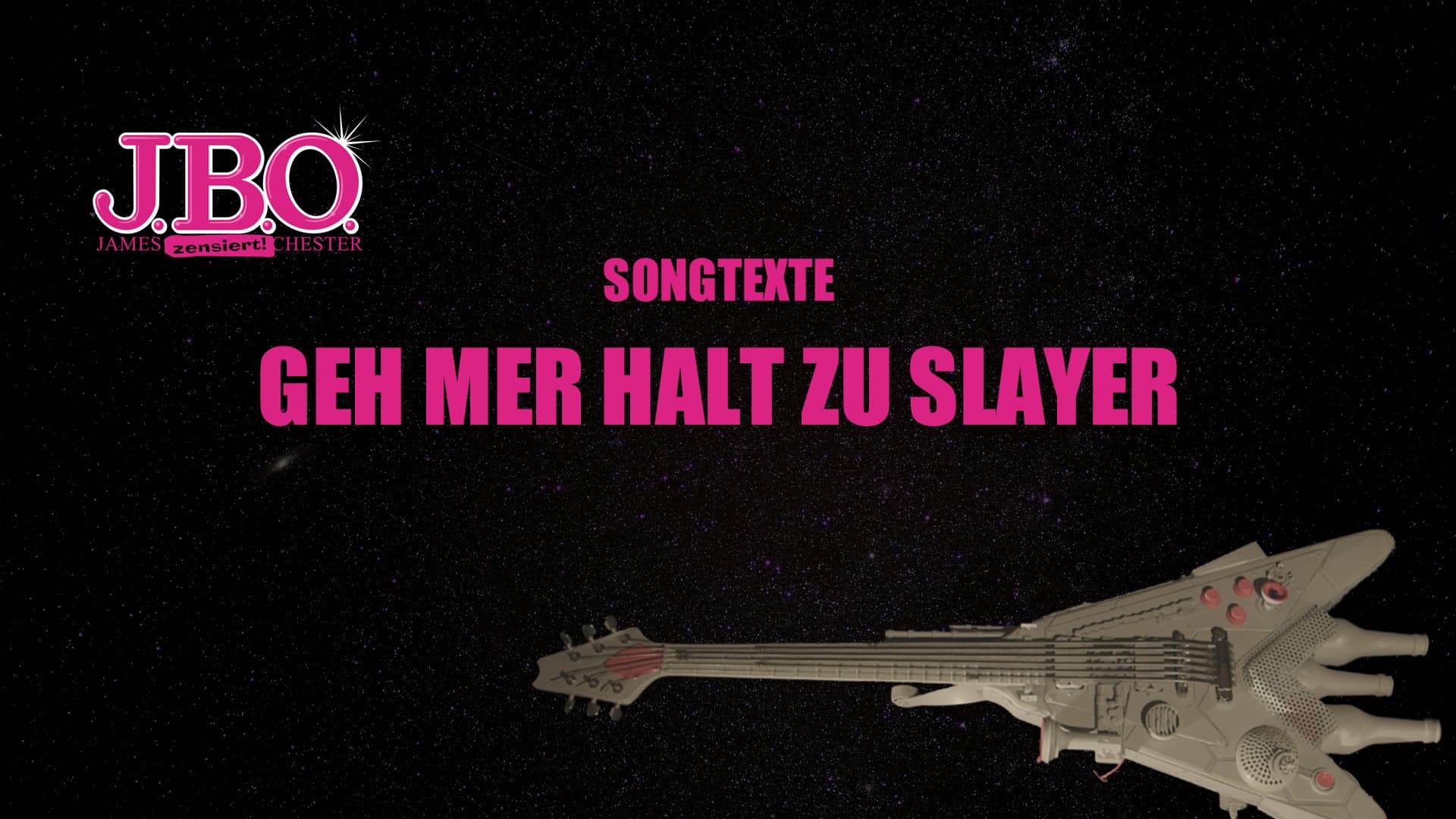 Geh mer halt zu Slayer - J.B.O.